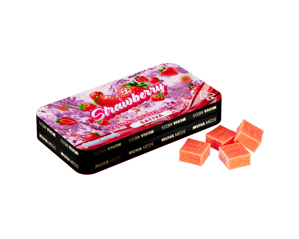 Strawberry Hash Rosin Gummies, | Official Muha Med Shop